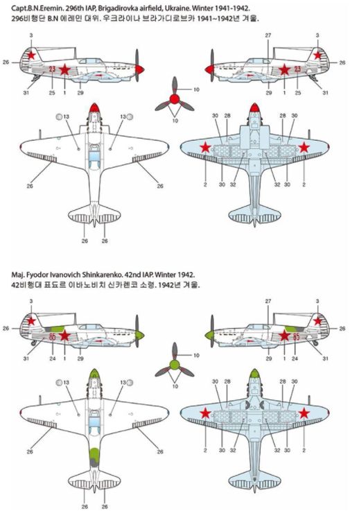 Yakovlev Yak-1 'Battle of Stalingrad' - John Ayrey Die Casts