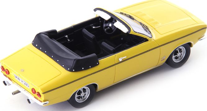 Opel Manta A Cabriolet Karmann Yellow - John Ayrey Die Casts