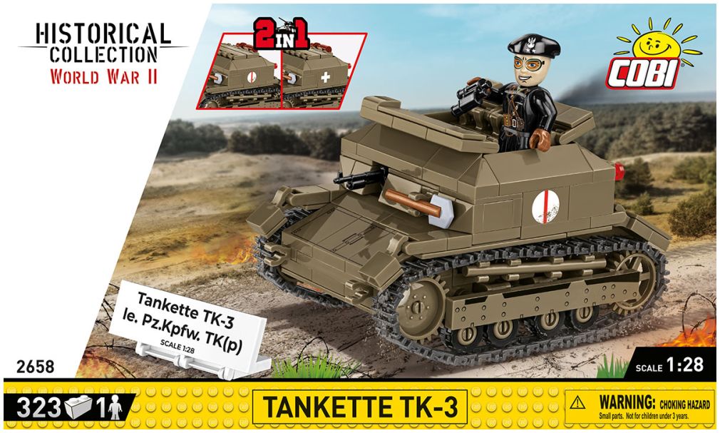 Tankette TK-3/LE.PZKPFW TK 318 KL WWII - John Ayrey Die Casts