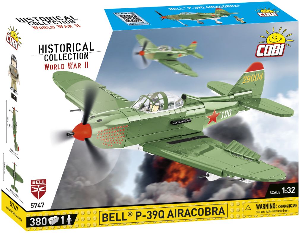 Bell P-39Q Airacobra Soviet WWII (380 pcs) - John Ayrey Die Casts