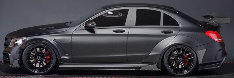 DarwinPRO Widebody Mercedes Benz C63s AMG Matte Black - John Ayrey Die ...