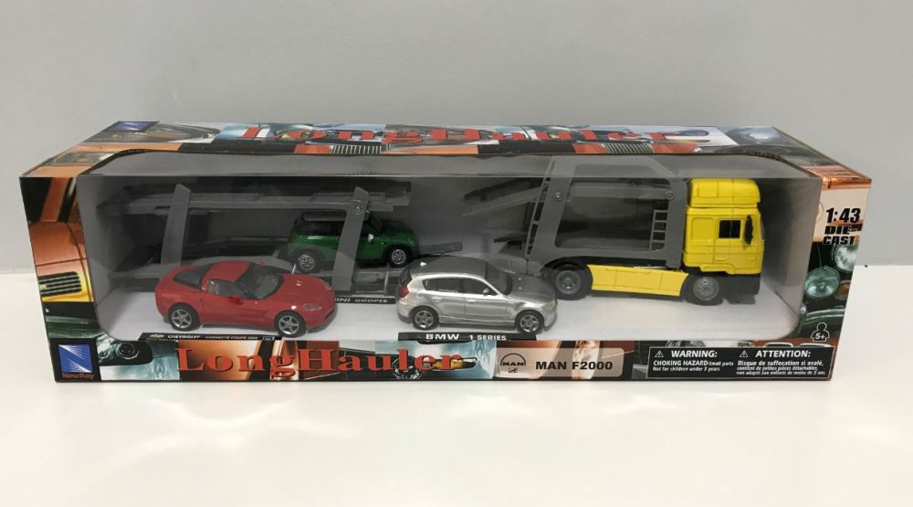 MAN F2000 Twin Car Transporter w/Mini Cooper, BMW 1 Series, Chevrolet ...