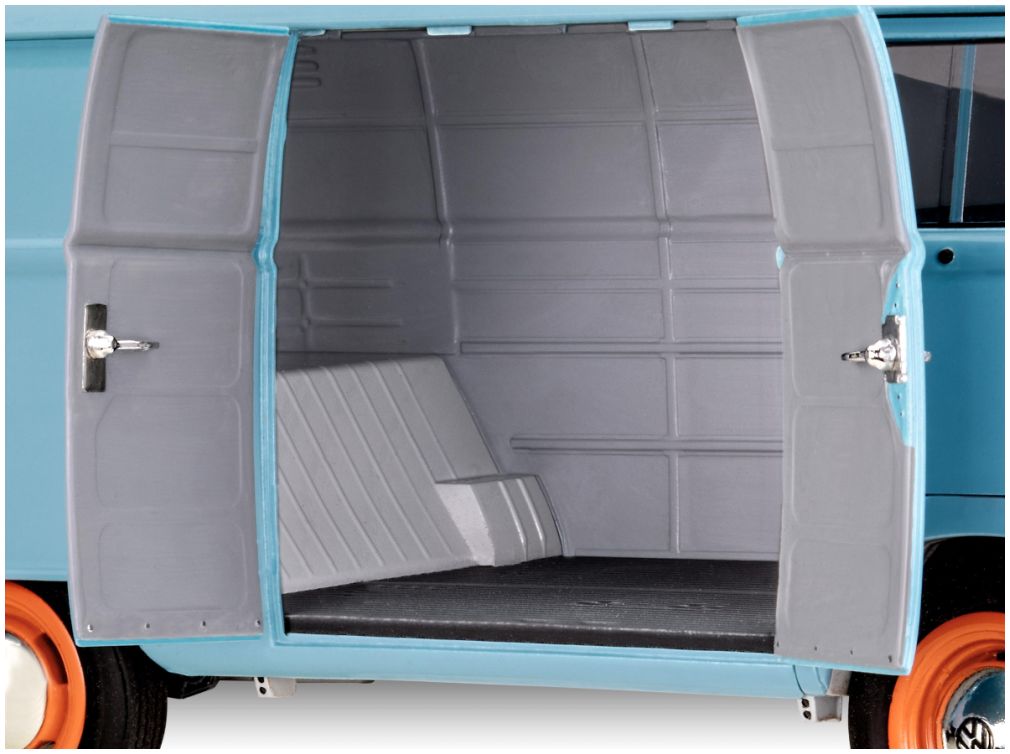 Model Set VW T1 Panel Van Gulf Decoration - John Ayrey Die Casts