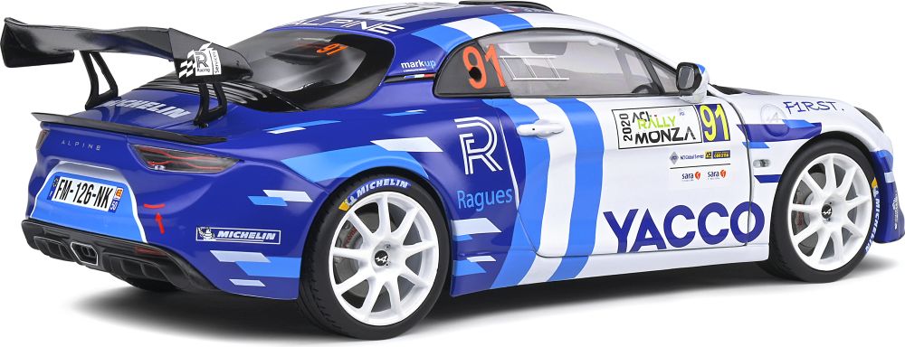 Alpine A100 Rally 2020 Rally Monza #91 - John Ayrey Die Casts