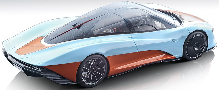 McLaren Speedtail Light Blue/Orange 2020 (Limited Edition 39 pcs ...