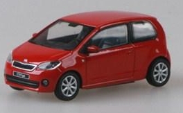 Skoda Citigo 3-door (2011) Tornado Red - John Ayrey Die Casts