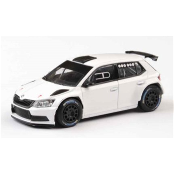 Skoda Fabia III R5 (2015) White Gravel Wheels - John Ayrey Die Casts