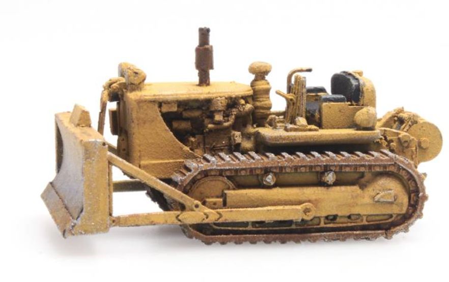 Bulldozer D7 Yellow 1:160 Ready-Made, Painted - John Ayrey Die Casts
