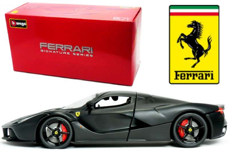 Ferrari LaFerrari - Black (Signature Series) - John Ayrey Die Casts