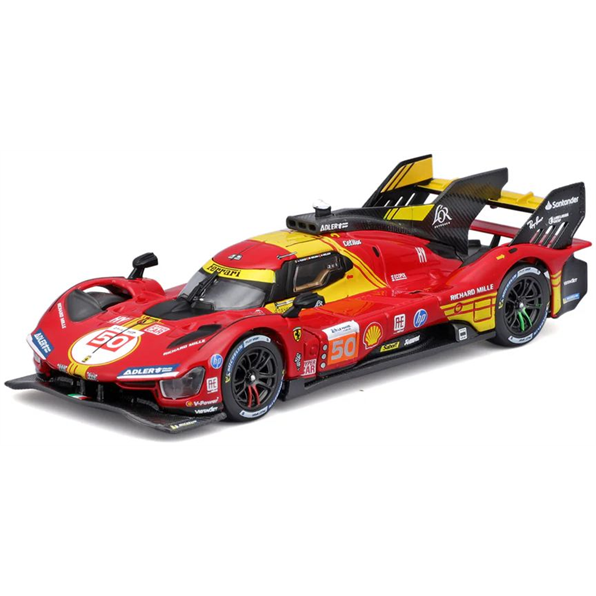 Ferrari 499P Hypercar 24h Le Mans Champion 2024 #50 Acrylic Case and ...
