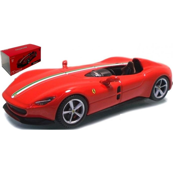 Ferrari Monza SP1 Convertible Red Limited Edition - John Ayrey Die Casts