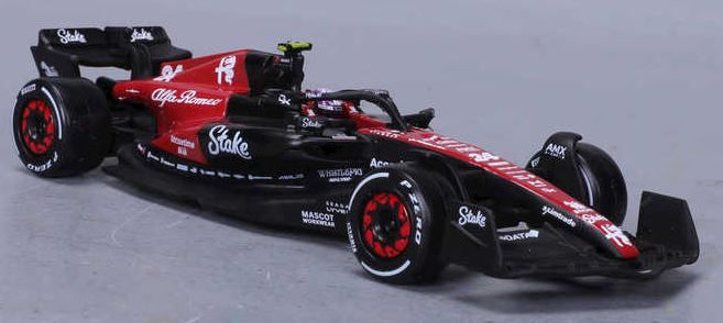 Alfa Romeo F1 C43 #24 Guanyu Zhou 2023 w/Helmet - John Ayrey Die Casts