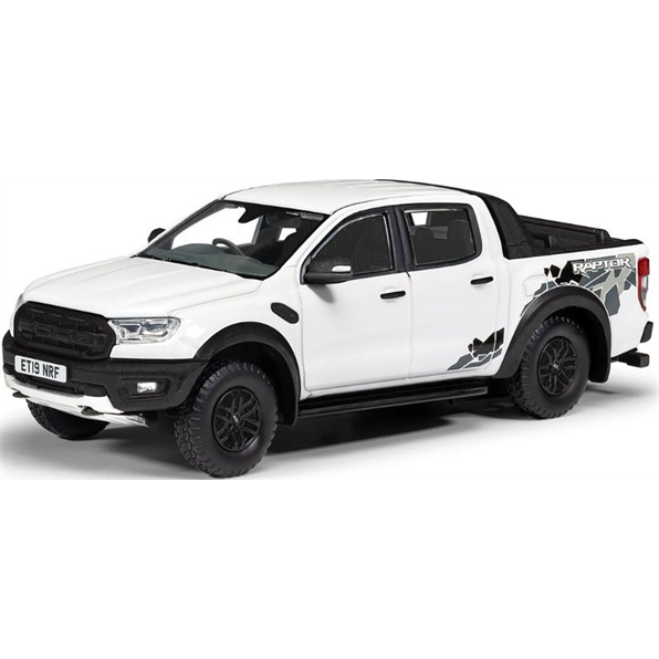 Ford Ranger Raptor X Frozen White - John Ayrey Die Casts
