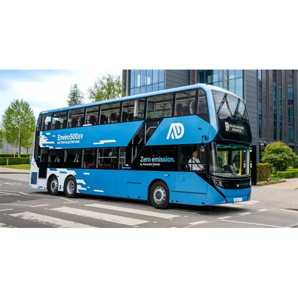 Alexander Dennis Enviro500EV Zero Emission Livery Demonstrator ADL ...