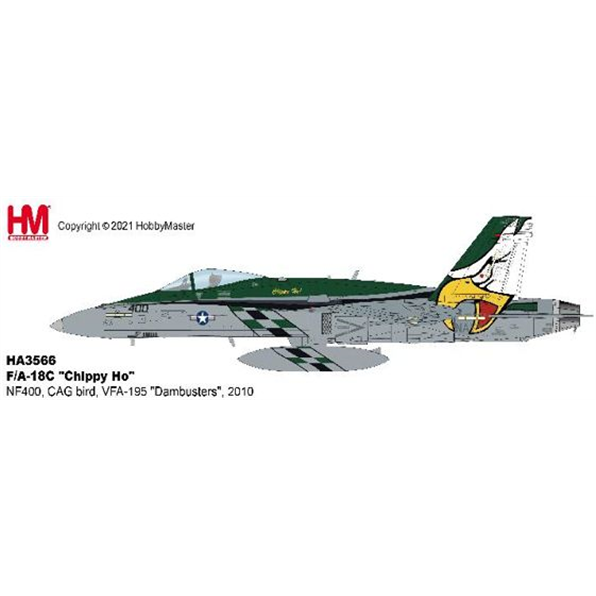 F/A-18C 'Chippy Ho' NF400 CAG Bird VFA-195 'Dambusters' 2010 - John ...
