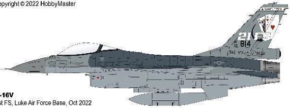 F-16V Fighting Falcon AF93-814 21st FS ROCAF 2022 - John Ayrey Die Casts