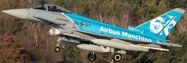 Eurofighter EF-2000 '60th Years Airbus Manching' 98+07 Luftwaffe Sept ...