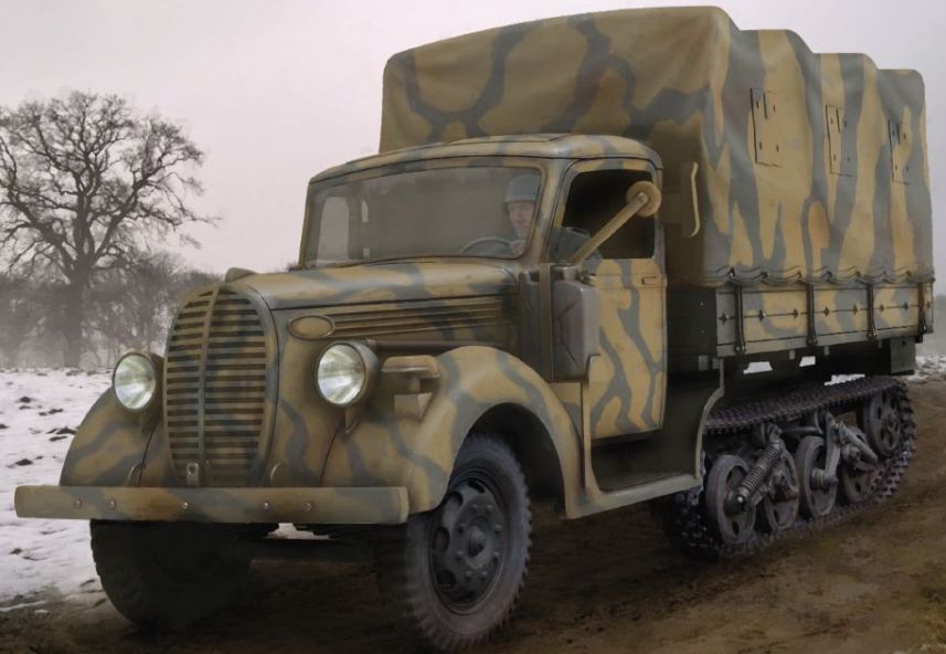 917t Maultier German Halftrack - John Ayrey Die Casts