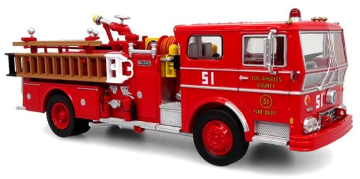Ward LaFrance Ambassador Fire Engine 51 Los Angeles County of Fire ...