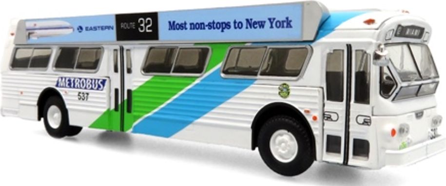 Flxible 53102 Transit Bus 1980 Miami Dade Transit w/Advertising Boards ...