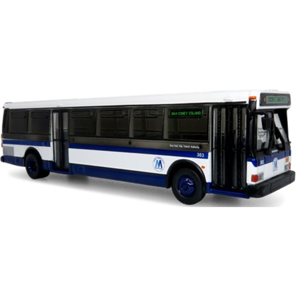 Grumman 870 Transit Bus 1980 MTA New York City Destination B64 Coney ...