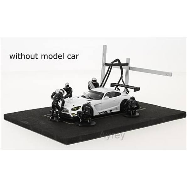 Pit Stop set, black inc 6 figures with Decals and accessories - John ...