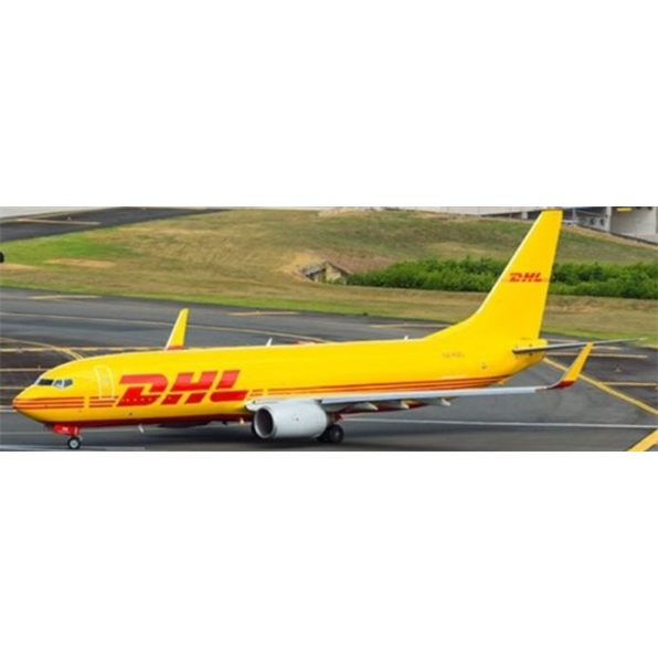 Boeing 737-800(BDSF) DHL N916SC with Stand - John Ayrey Die Casts