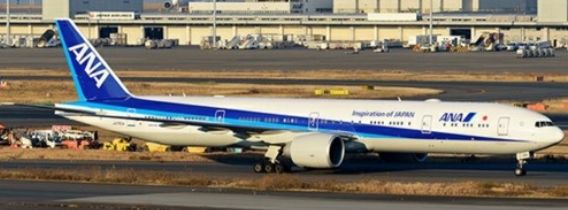 Boeing 777-300(ER) All Nippon Airways JA795A with Stand - John Ayrey ...