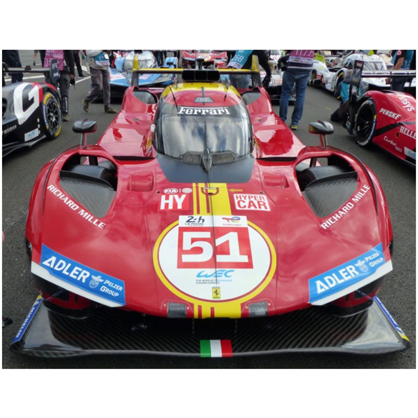 Ferrari 499P #51 Ferrari AF Corse 3rd Le Mans 24H 2024 Guidi/Calado ...