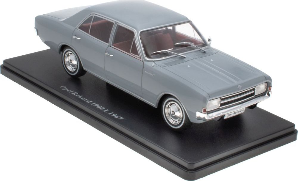 Opel Rekord 1900 L - 1967 - Grey 1:24th Scale - John Ayrey Die Casts