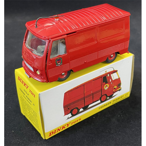 Peugeot J7 Pompiers Fire (570P) Atlas reproduced 'Dinky' - John Ayrey ...