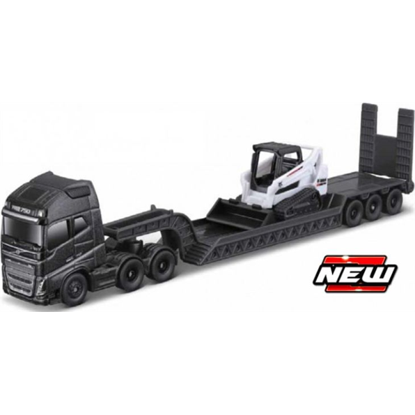 Volvo FH16 + Bobcat Loader w/Bucket Big Hauler Set - John Ayrey Die Casts