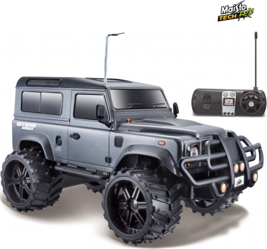 Land Rover Defender 27/40 MHZ RC Grey/Black - John Ayrey Die Casts