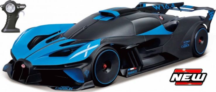 Bugatti Bolide Blue 2.4 MHz Radio Control - John Ayrey Die Casts