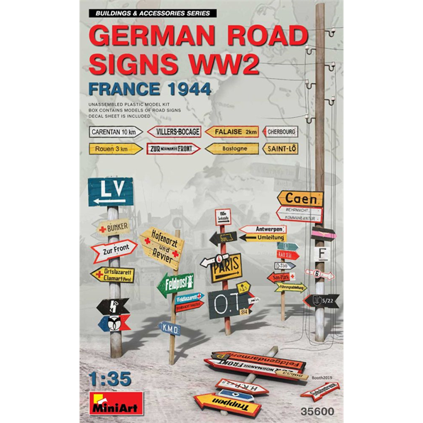 German Road Signs WWII (France 1944) - John Ayrey Die Casts