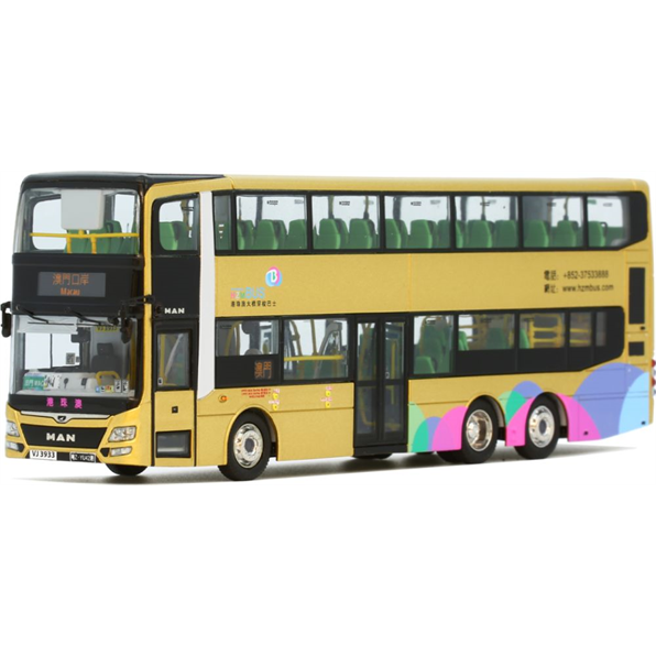 HZM Bus Man A95 12m VJ3933 Macau - John Ayrey Die Casts