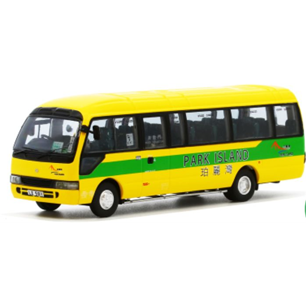 Park Island Toyota Coaster (Yellow/ Green) LE5811 rt. NR330 Tsing Yi ...