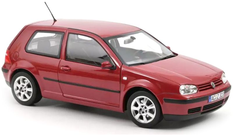 VW Golf 2002 Red - John Ayrey Die Casts