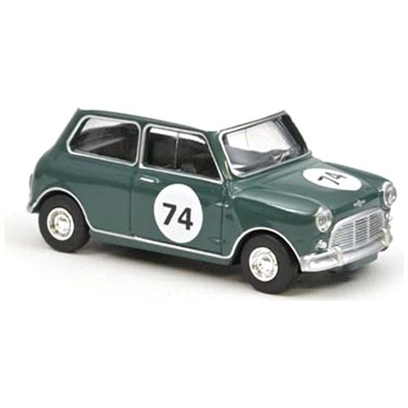 Mini Cooper S Almond Green Rally #74 Mini Jet - John Ayrey Die Casts