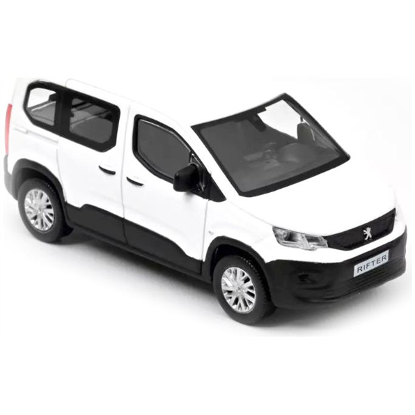 Peugeot Rifter 2018 White - John Ayrey Die Casts