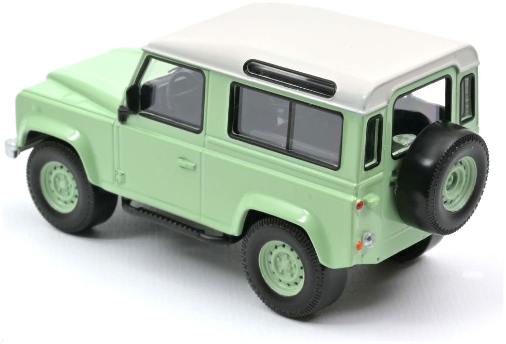 Land Rover Defender Green/White 1995 Jet-Car - John Ayrey Die Casts