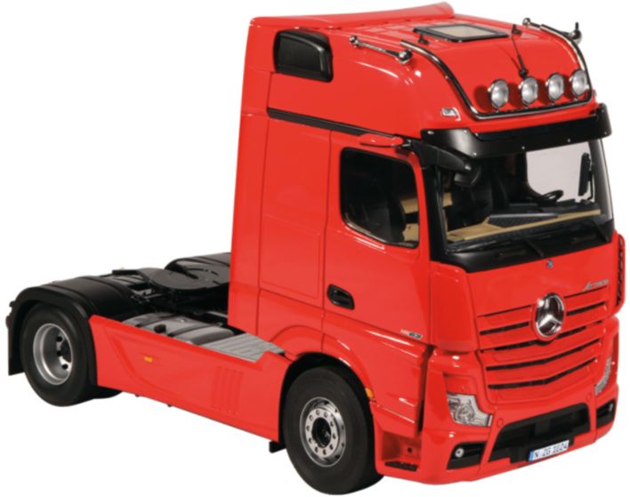 Mercedes Benz Actros 4x2 GigaSpace Red - John Ayrey Die Casts