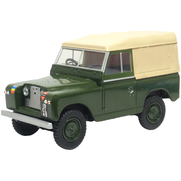 Land Rover Series II SWB Canvas REME - John Ayrey Die Casts