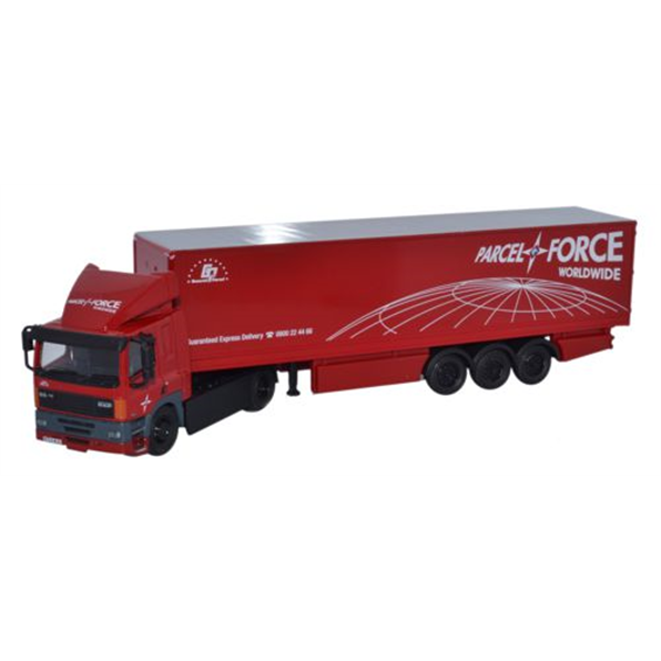 DAF 85 2ax 40ft Box Trailer - Parcelforce - John Ayrey Die Casts
