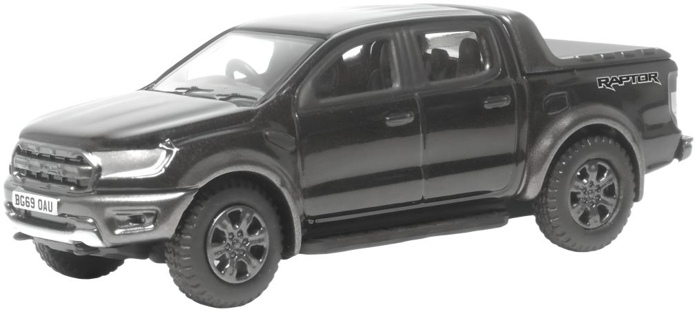 Ford Ranger Raptor Agate Black Metallic - John Ayrey Die Casts