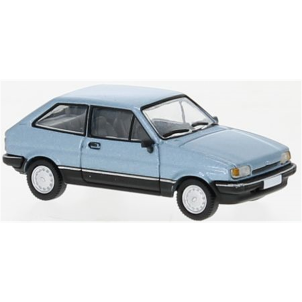 Ford Fiesta MK II Metallic Light Blue 1985 - John Ayrey Die Casts