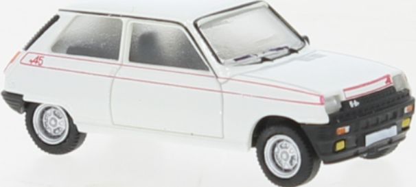 Renault 5 Alpine White 1980 - John Ayrey Die Casts