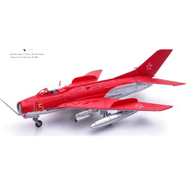 MIG-19S Farmer C Yellow 45 VVS Display Team Soviet AF Kubinka AB 1960 ...