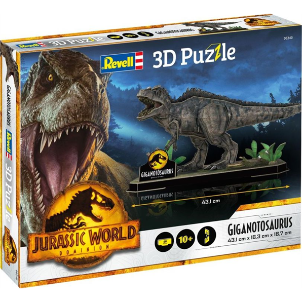 Jurassic World: Dominion 'Dinosaur A' 3D Puzzle - John Ayrey Die Casts