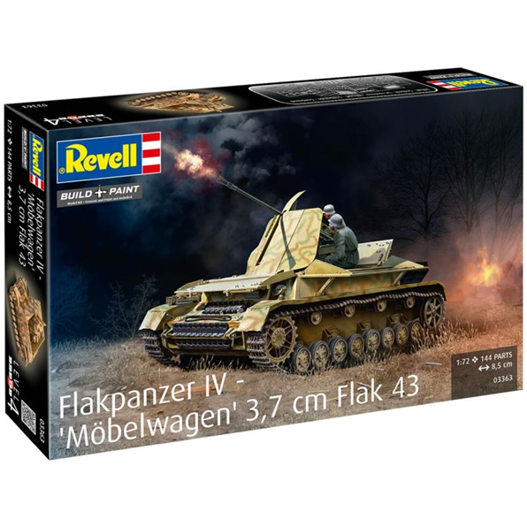 Flakpanzer IV 'Mobelwagen' 3.7cm Flak 43 - John Ayrey Die Casts